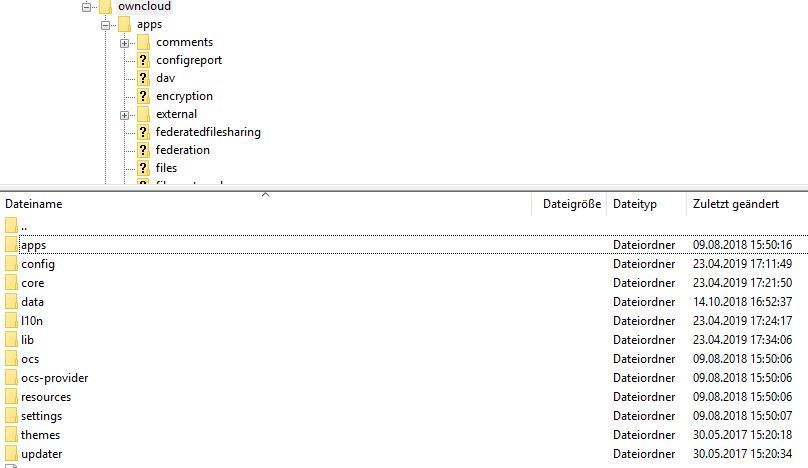 Owncloud Update Problem You Have Incompatible Or Missing Apps Enabled That Could Not Be Found